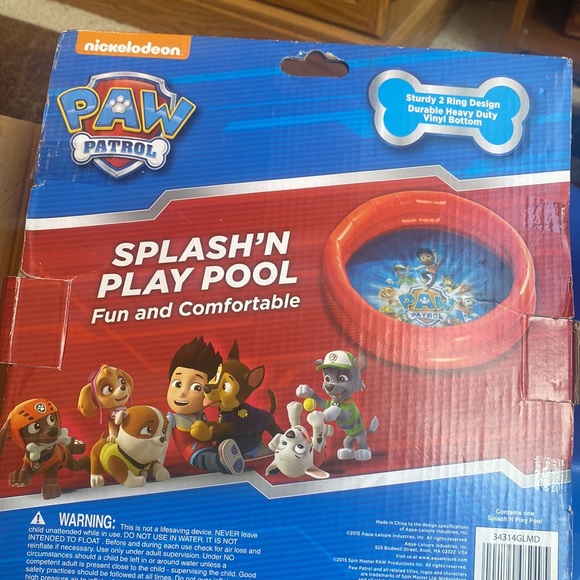 Nickelodeon | Swim | Paw Patrol Splash And Play Pool | Poshmark